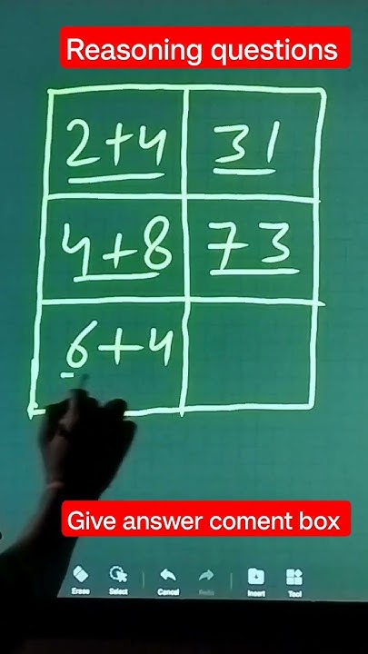math reasoning questions #shortsyoutube #math #reasoning #mathematics # ...