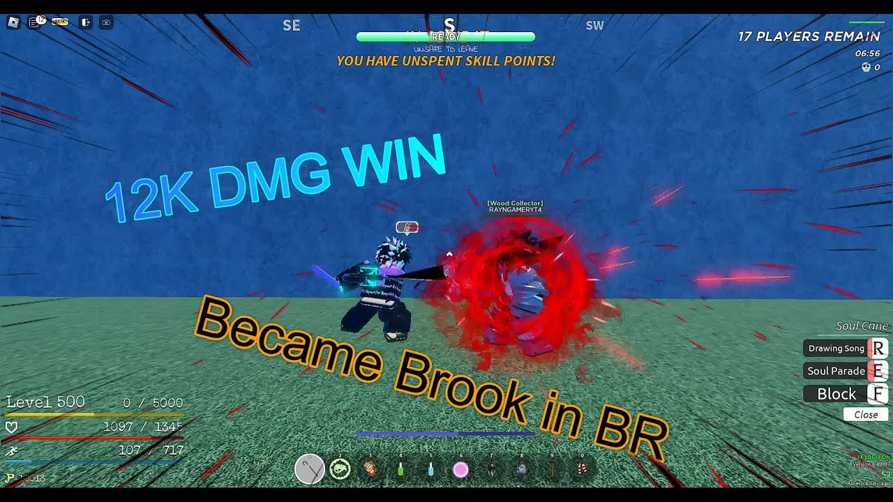 So i became BROOK in GPO BR (gone wrong) | 12K DMG WIN - YouTube