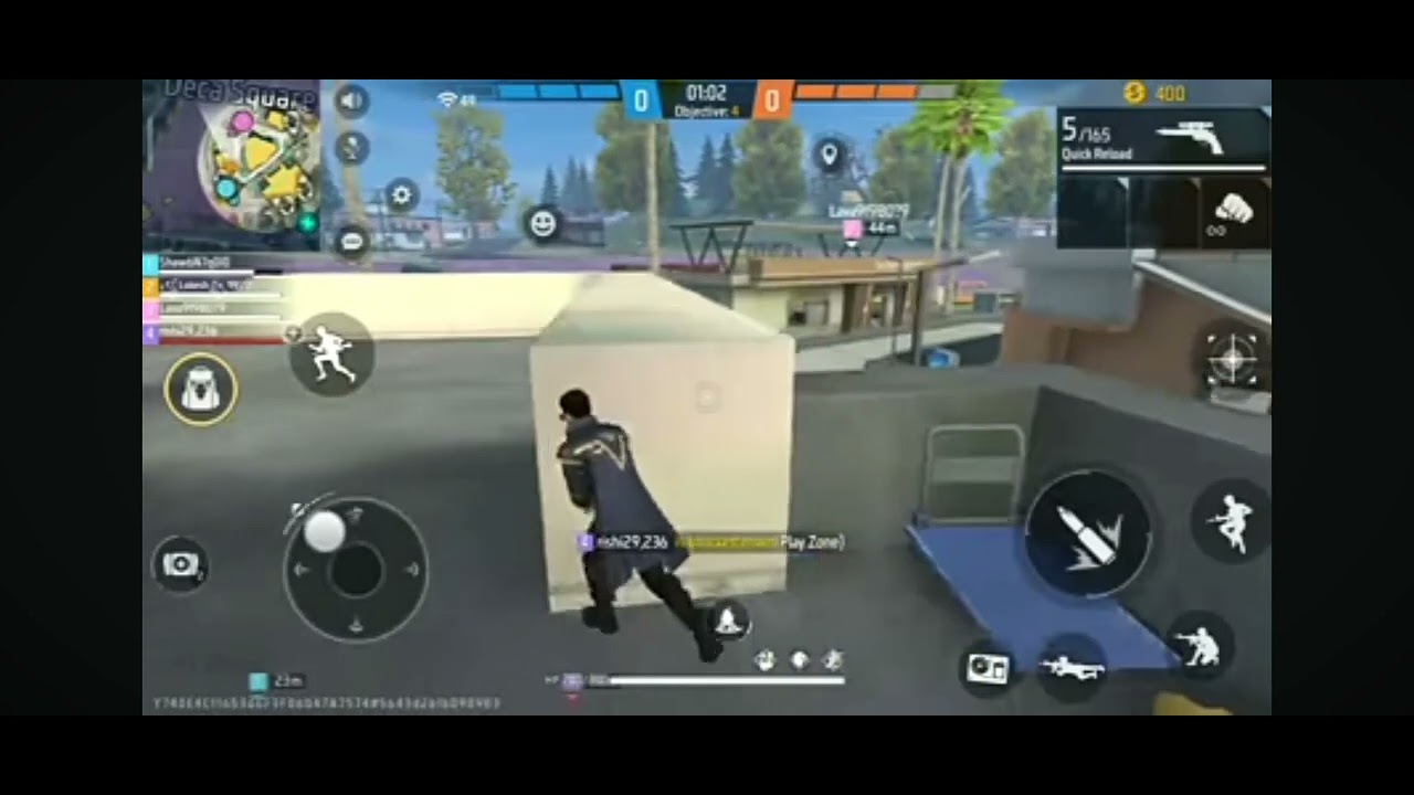 free fire 4v for Round gameplay - YouTube