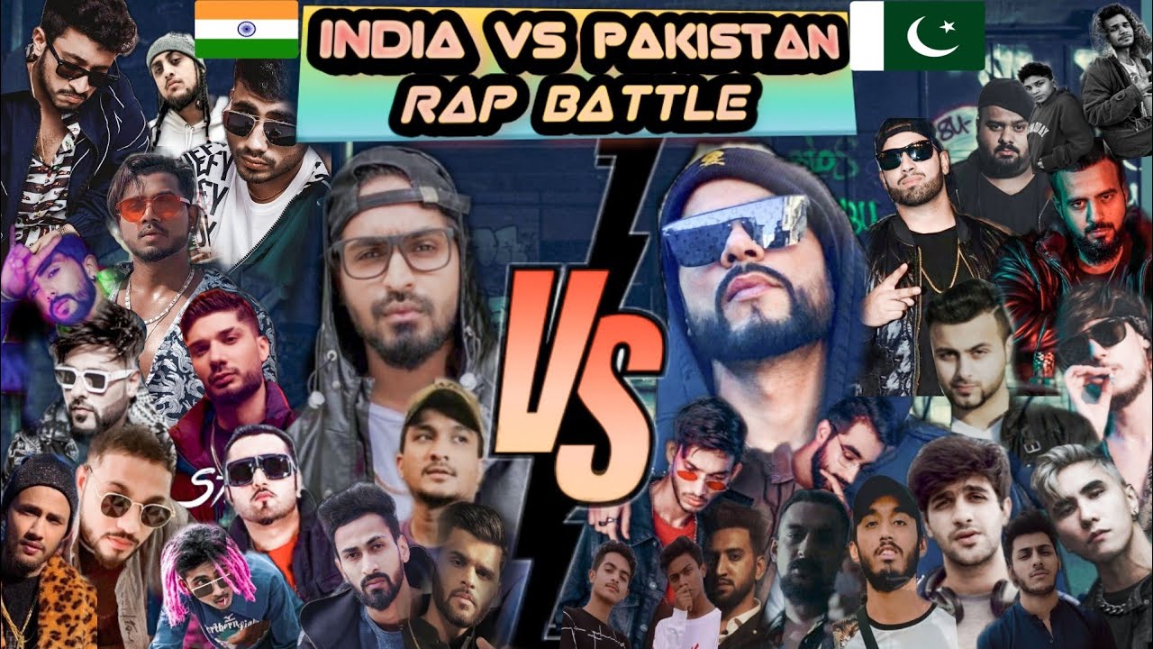 INDIAN RAPPER VS PAKISTANI RAPPER RAP BATTLE || 2022 BEST DESI RAPPER ...