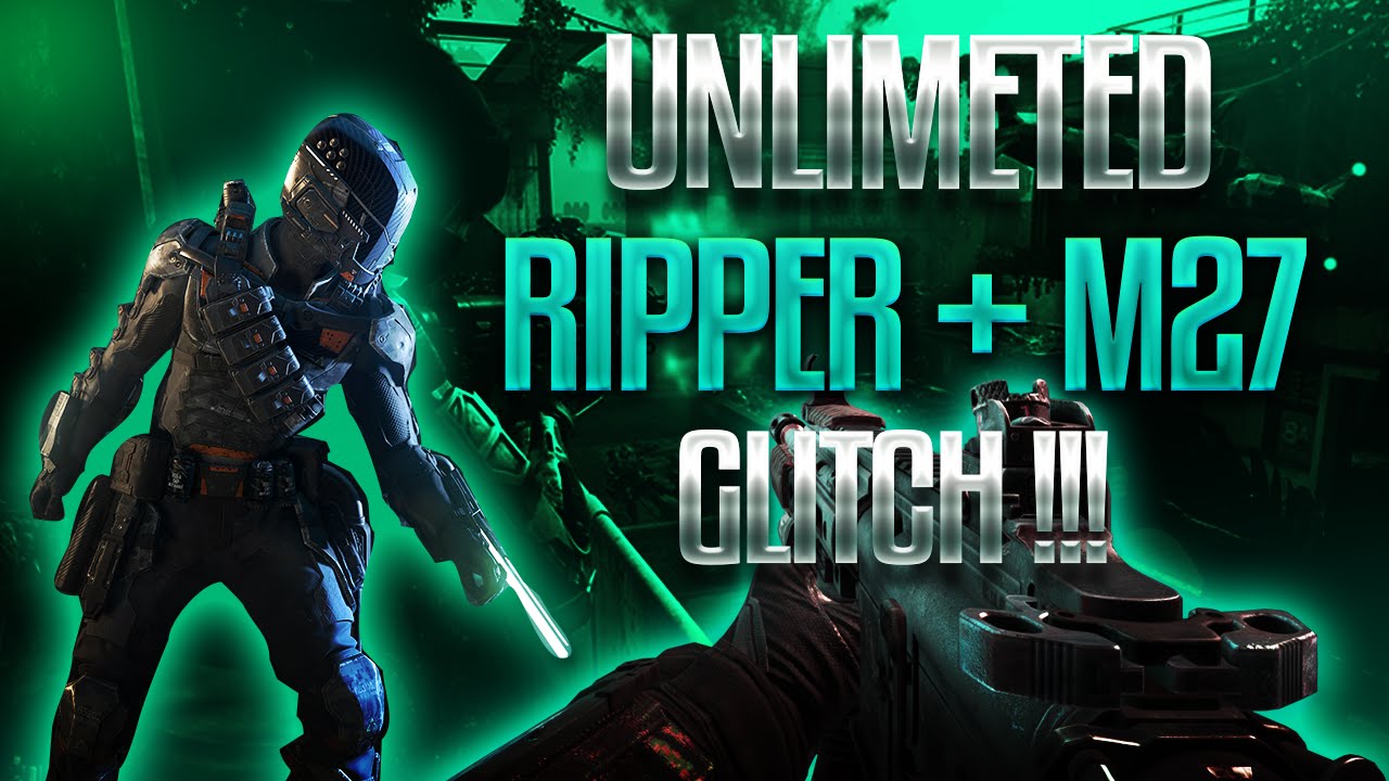 BO3: UNLIMITED RIPPER GLITCH + M27/SWA in BO3!!! - YouTube
