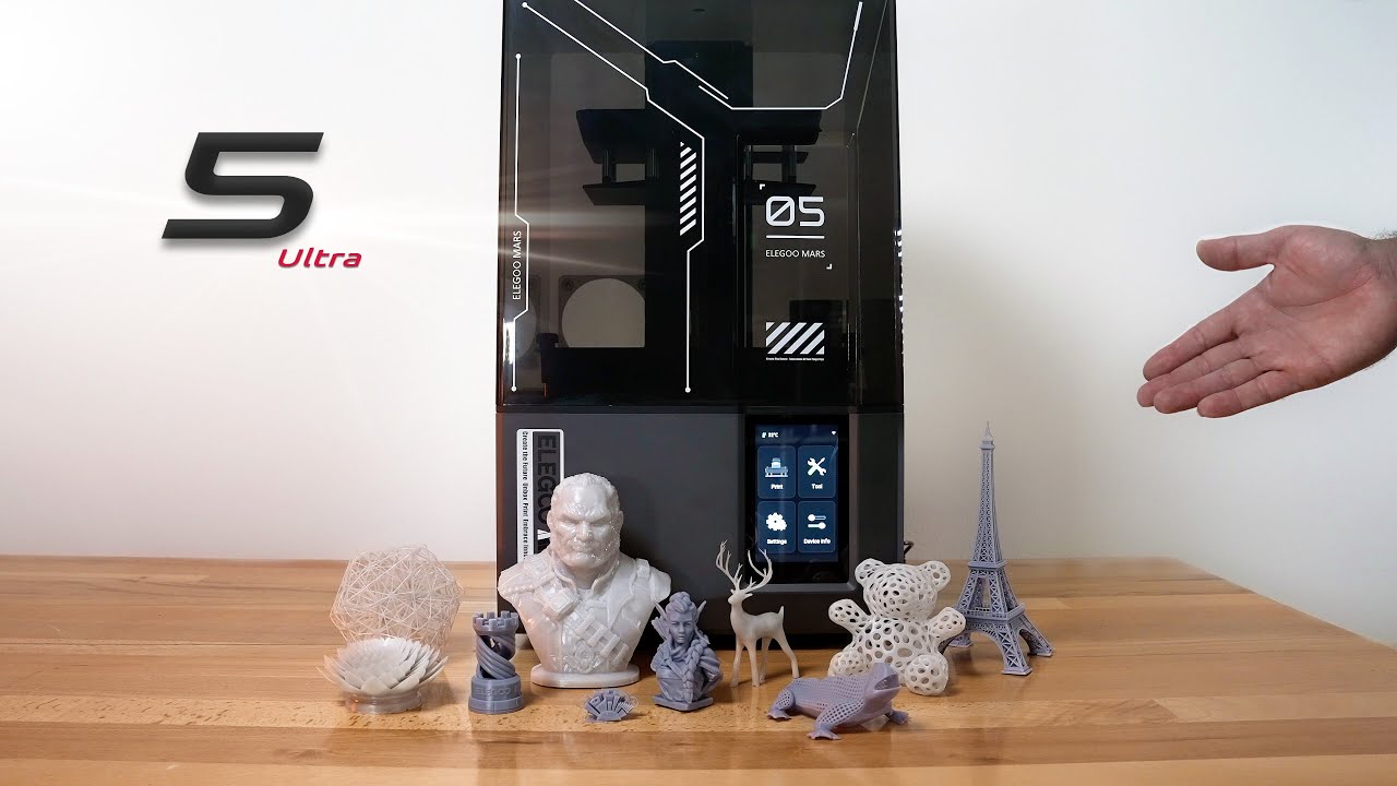 Elegoo Mars 5 Ultra - Resin 3D Printer - Print Quality - YouTube
