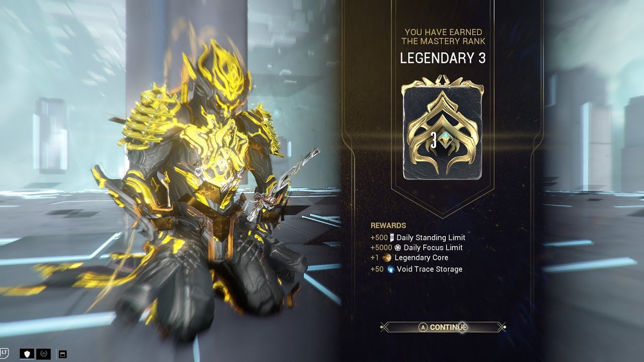 Warframe Legendary Rank 3 - YouTube