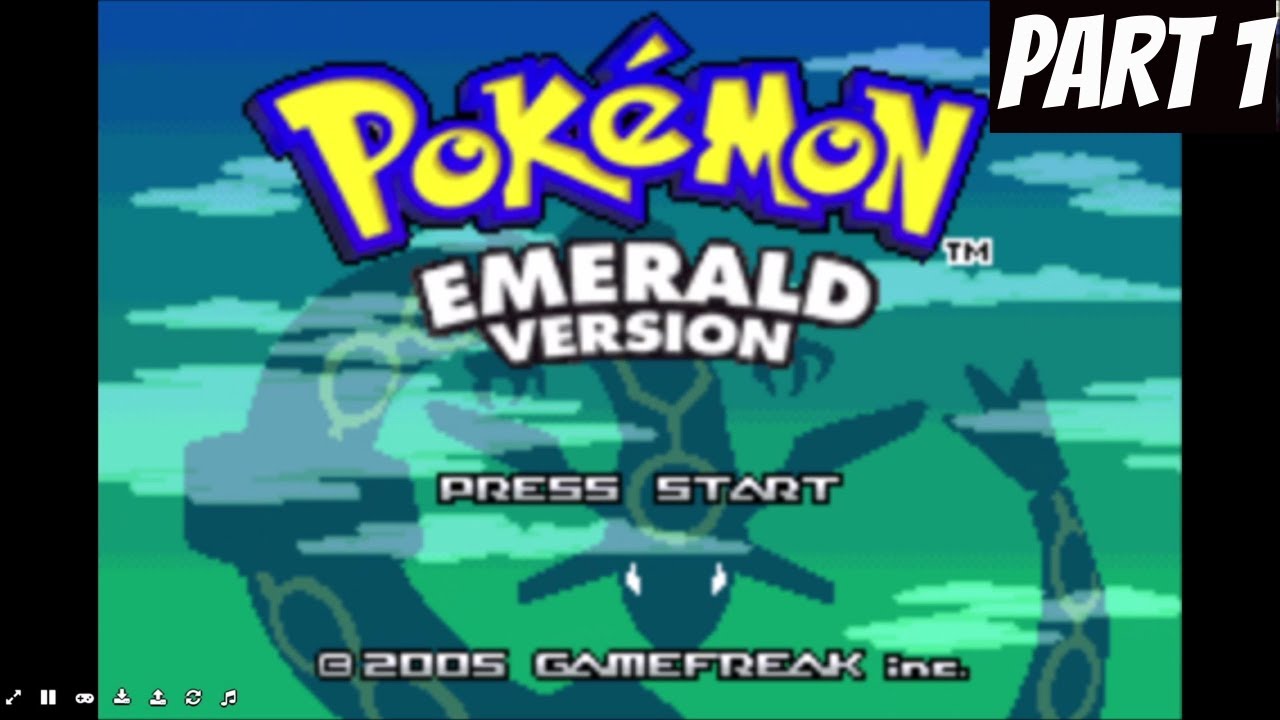 Pokemon Emerald Version Full Game Playthrough Part 1 - YouTube