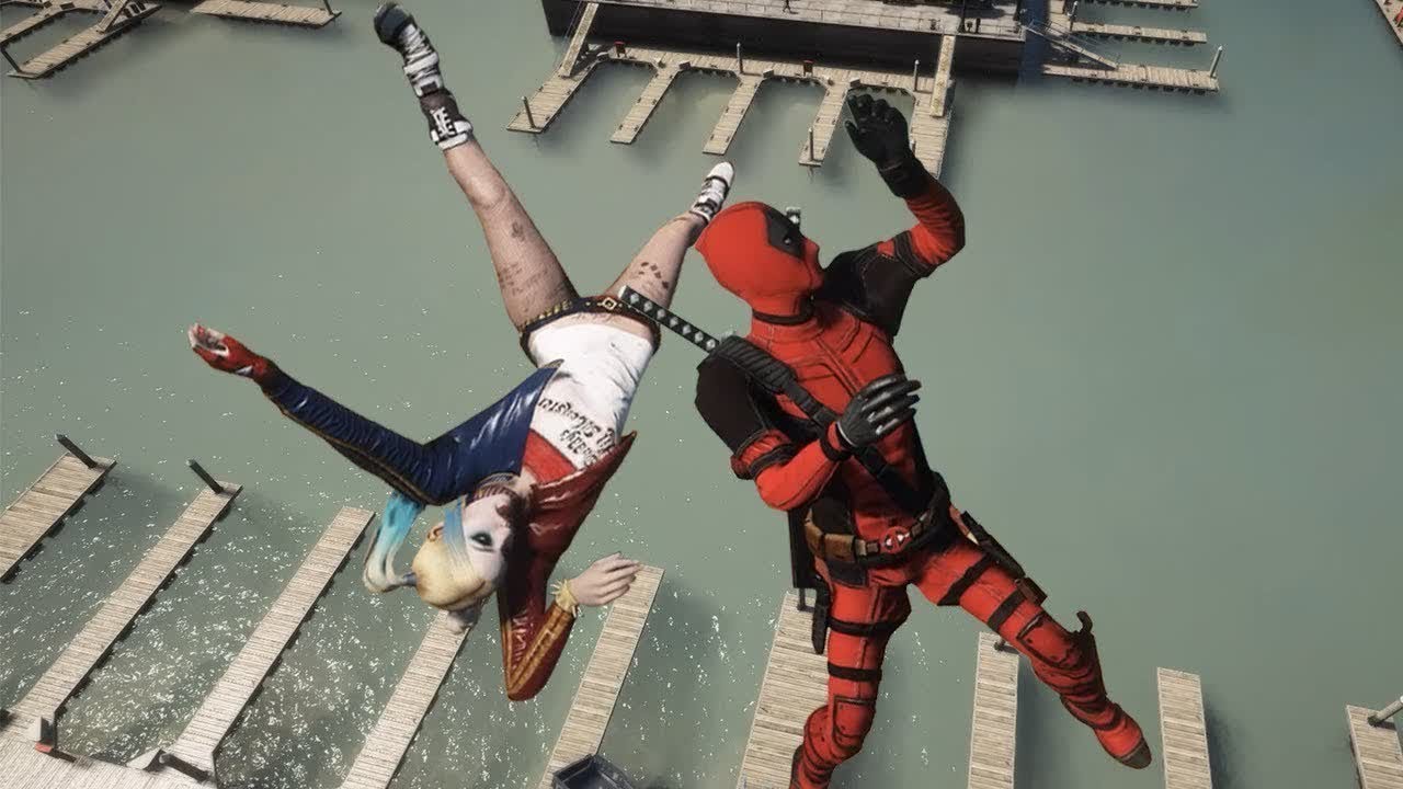 GTA 5 MARVEL vs DC Ragdolls #2 (Jumps,Falls,Fails) Superhero Ragdolls ...