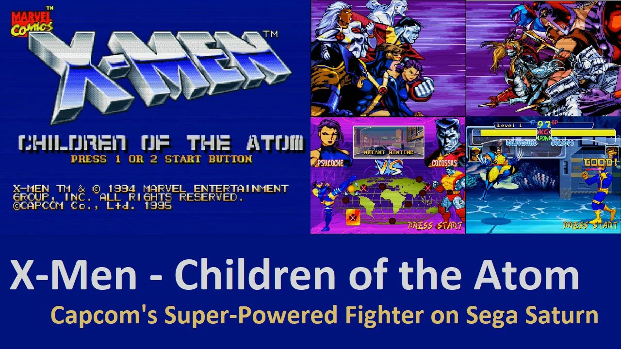 X-Men - Children of the Atom - 2D excellence from Capcom on Sega Saturn ...