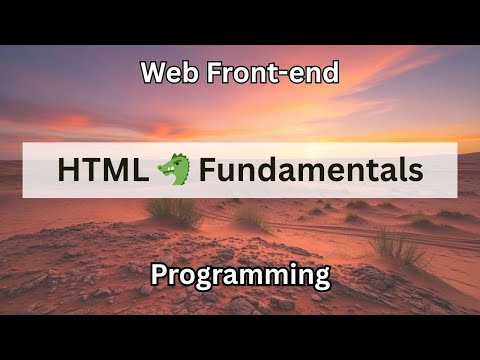 COMP6080 - HTML 🐲 Intro - YouTube