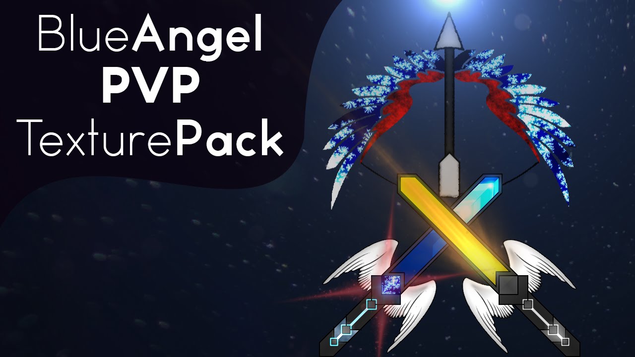 Minecraft Texture Packs | Blue Angel PvP pack - YouTube