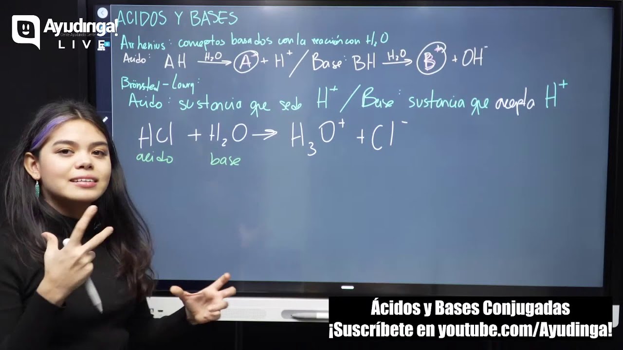 Ácidos y Bases Conjugadas | Teoría y Concepto - YouTube