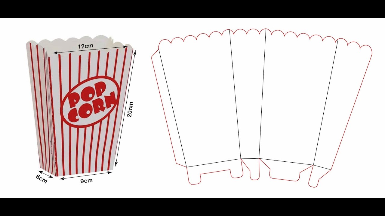 How To Make PopCorn Box Dieline Packaging Urdu Hindi YouTube how-to-make-popcorn-box-dieline-packaging-urdu-hindi-youtube