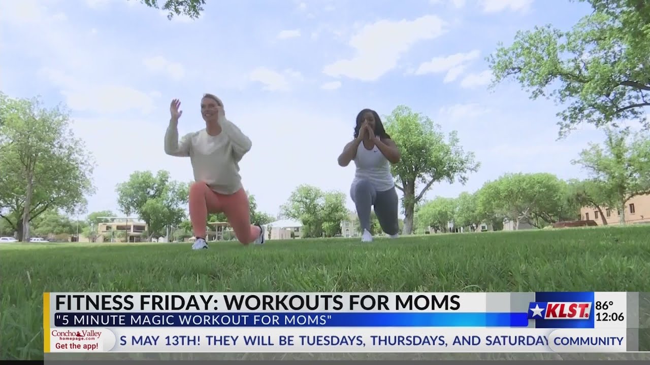 Fitness Friday: Workouts for moms - YouTube