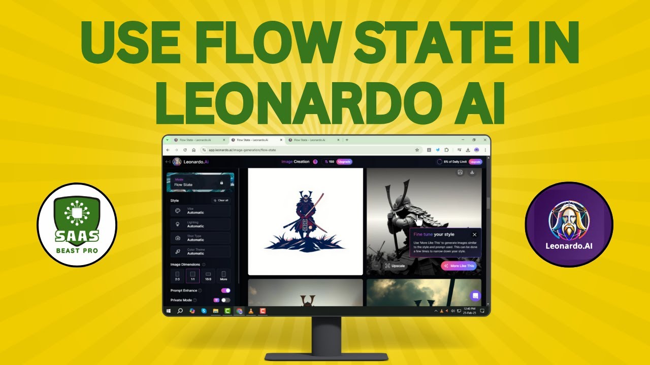 How to Use Flow State in Leonardo AI - Simple Steps (2025) - YouTube