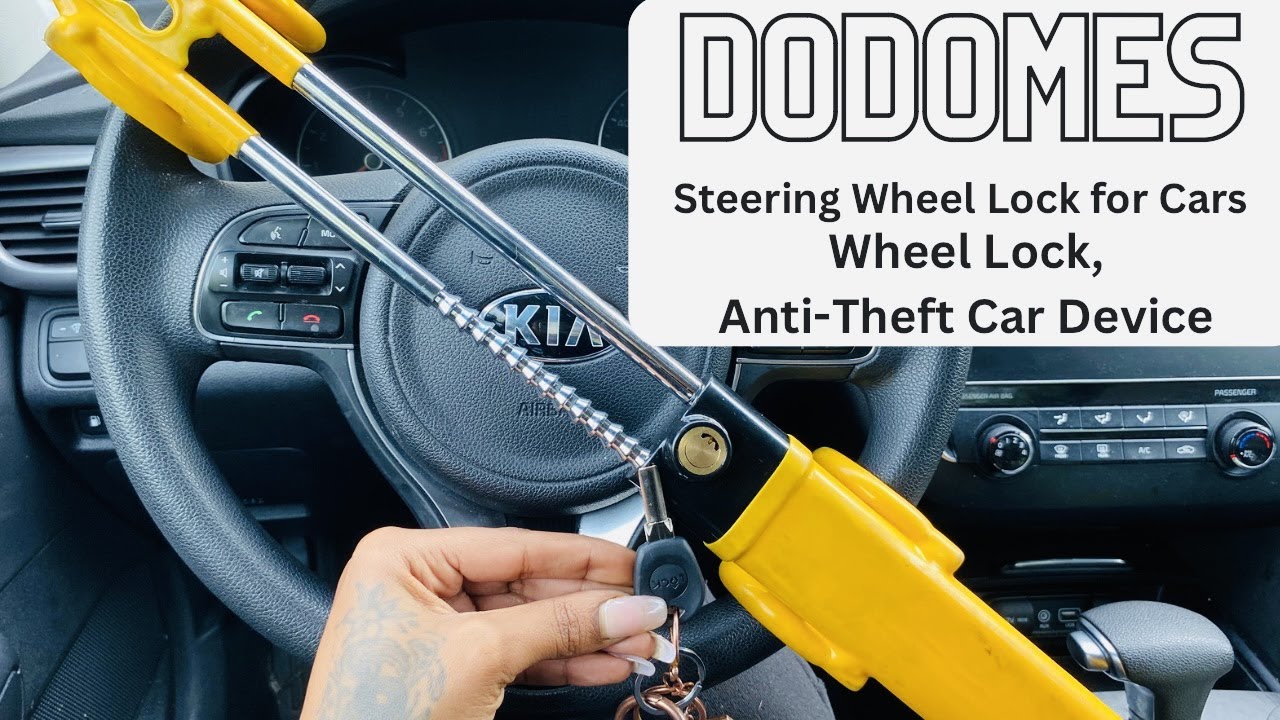 In Hand Review of Dodomes Steering Wheel Lock for Cars, Anti-Theft Car ...
