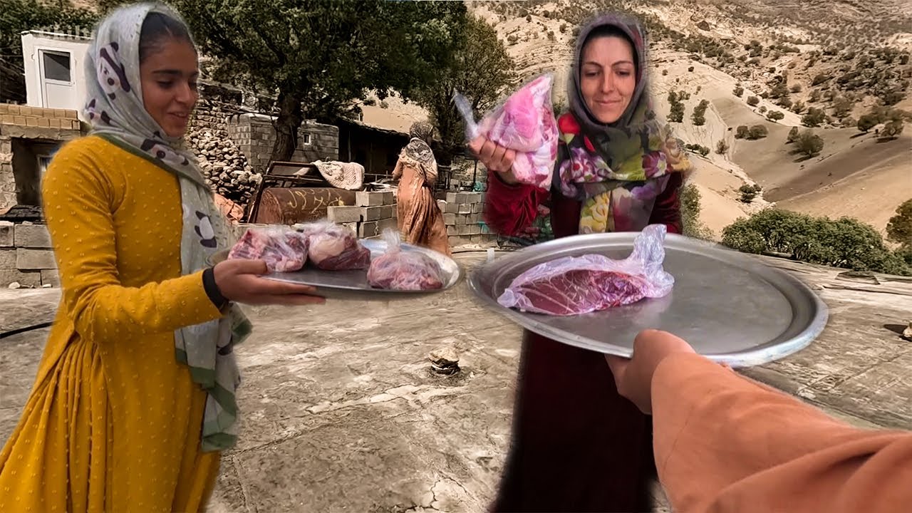 Qadr Night Nazri and Sharing it with the Neighbors: Iranian Nomads 2023 ...