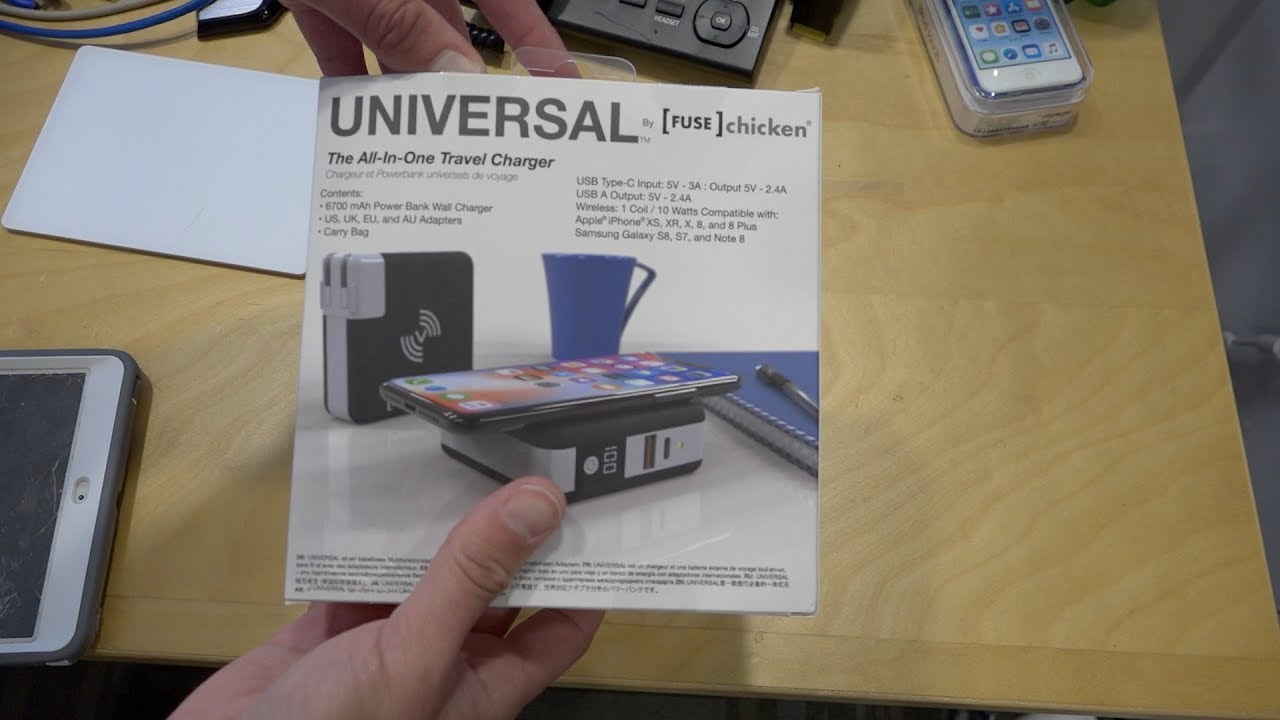 Fuse Chicken Universal Wireless Charger / Powerbank Review - YouTube