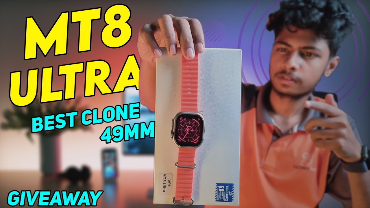 Mt8 Ultra Smartwatch Review || Best Clone For Apple Ultra 49mm - YouTube