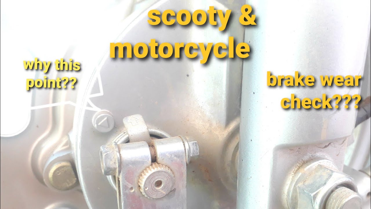How to check brake shoe wear of drum brake?? - YouTube