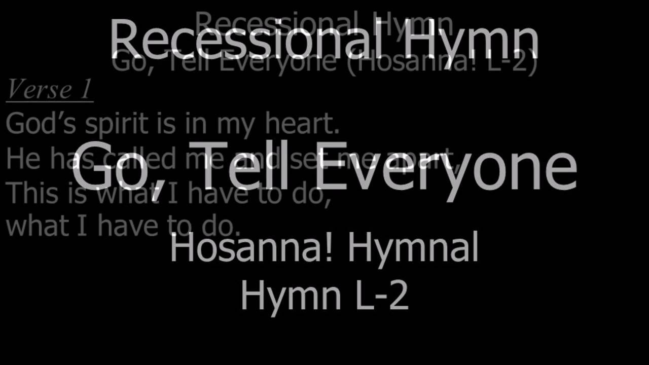 Go Tell Everyone 21Aug2016 Chords - Chordify