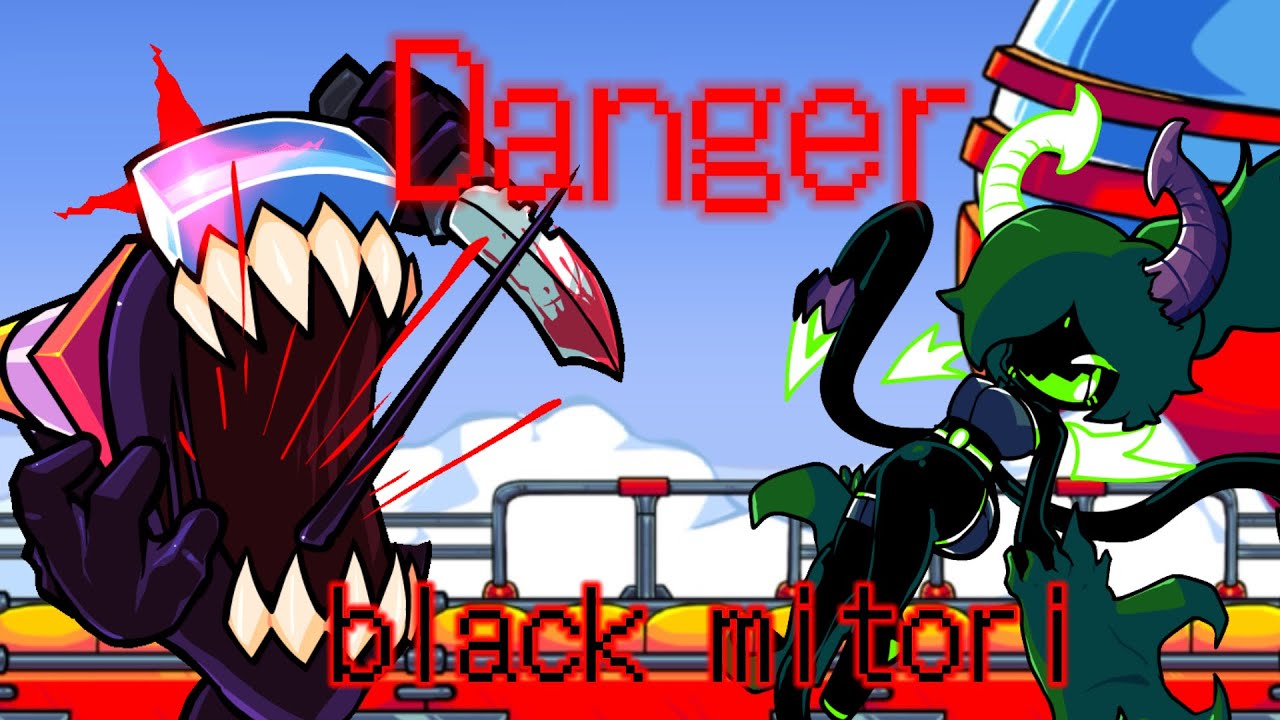FNF cover black and Mitori sing Danger - YouTube