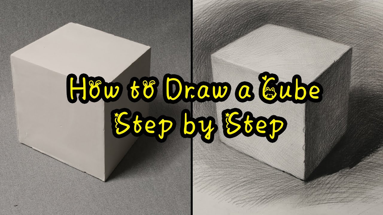 How to Draw a Cube: Step by Step - YouTube