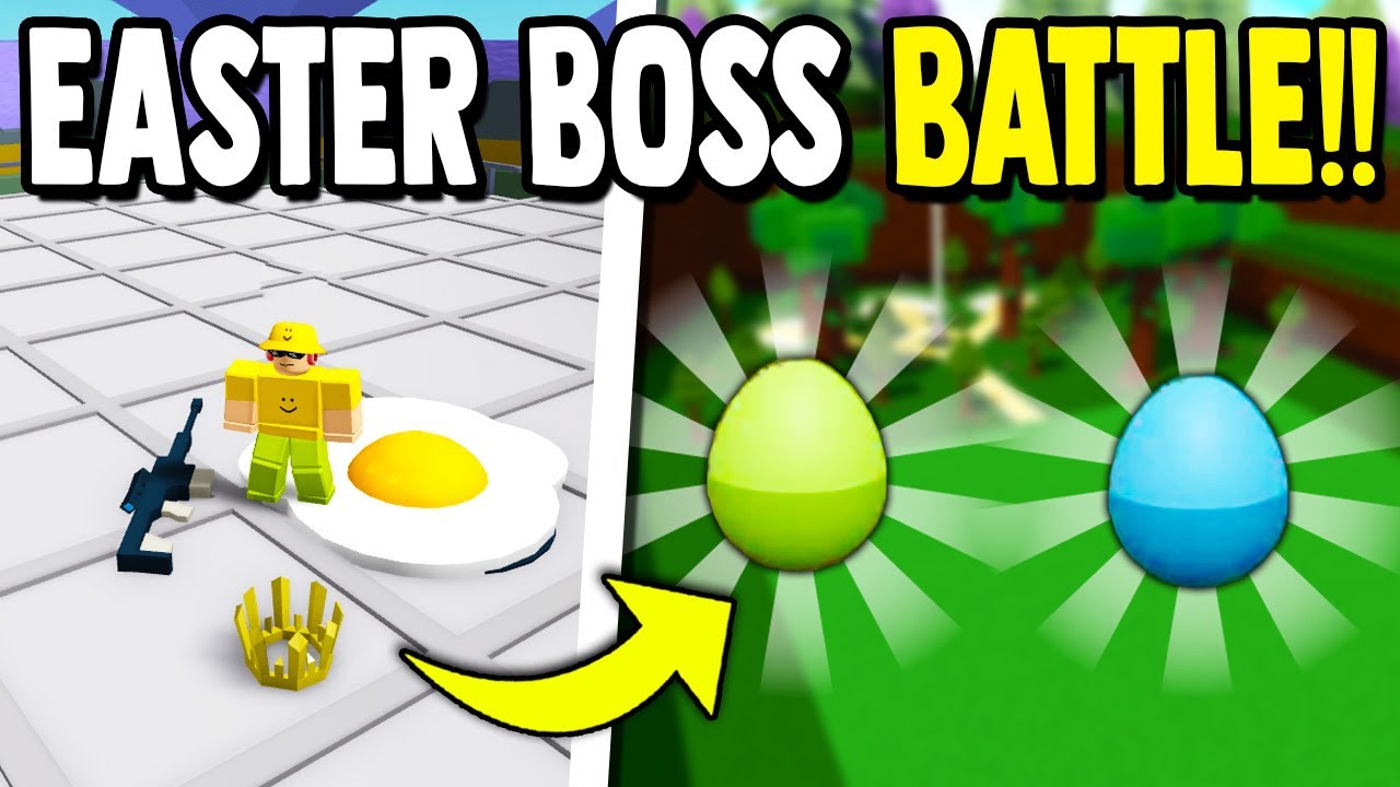EASTER BOSS BATTLE!! (FREE EGGS) | Build a Boat for Treasure ROBLOX ...