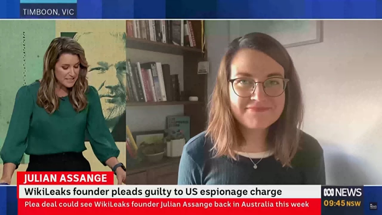 What Assange means for the AUS/US relationship | Dr Emma Shortis on ABC ...