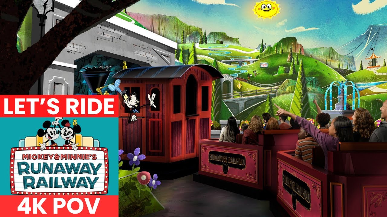 Let's Ride Mickey & Minnie's Runaway Railway! (4K POV) | Hollywood ...