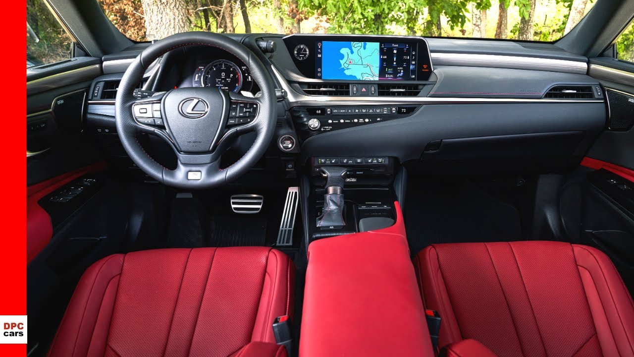 2021 Lexus ES 250 AWD F Sport Interior Cabin - YouTube