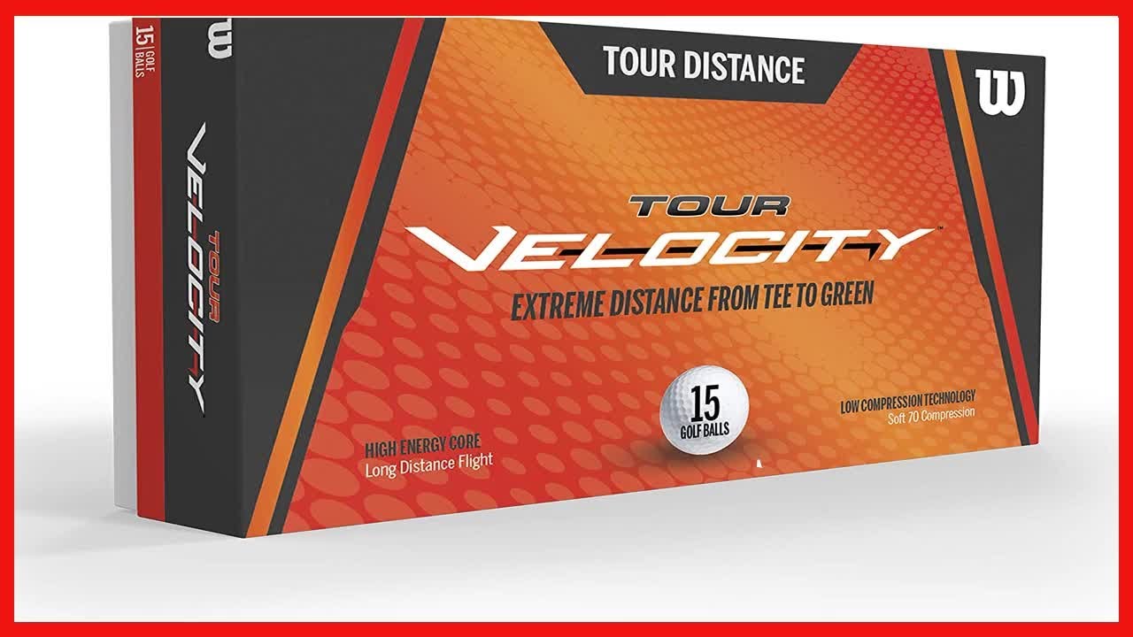 Great product - Wilson Golf Tour Velocity 15 Golf Ball Pack - YouTube