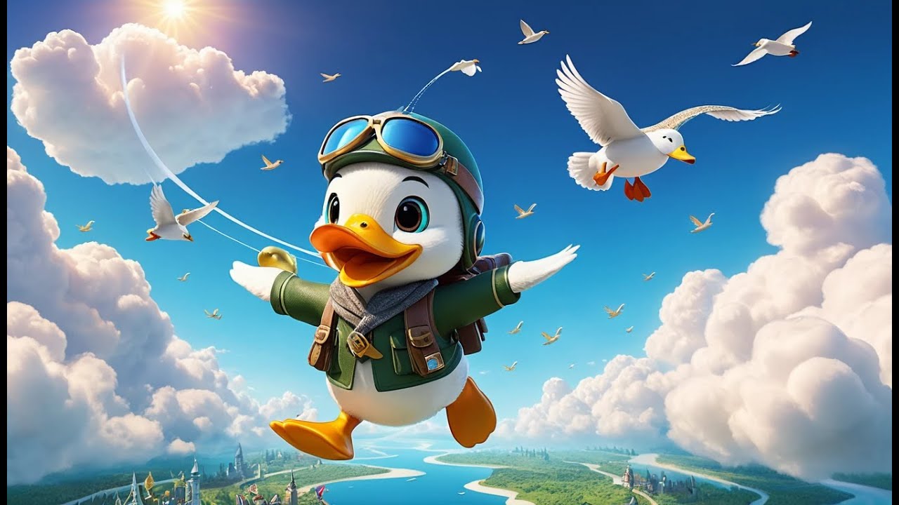 Ducky Flappy Wings Go Flap Flap Flap | Lively Duckling Song for ...