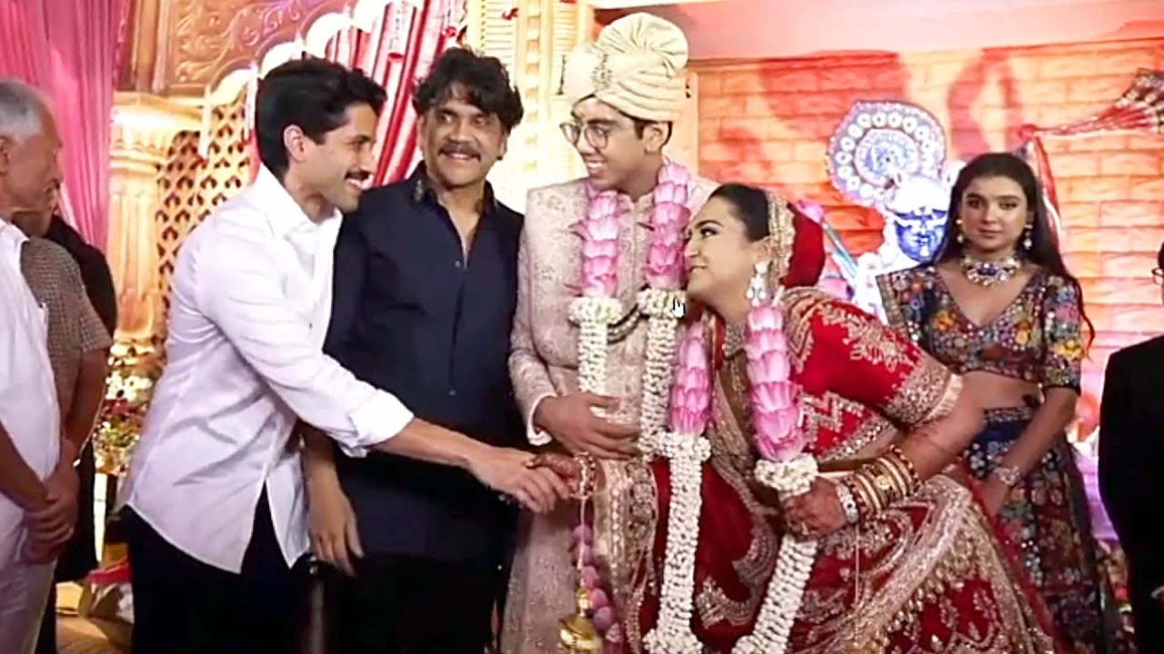 Akkineni Nagarjuna And Naga Chaitanya Visuals | Jhanvi Narang With ...