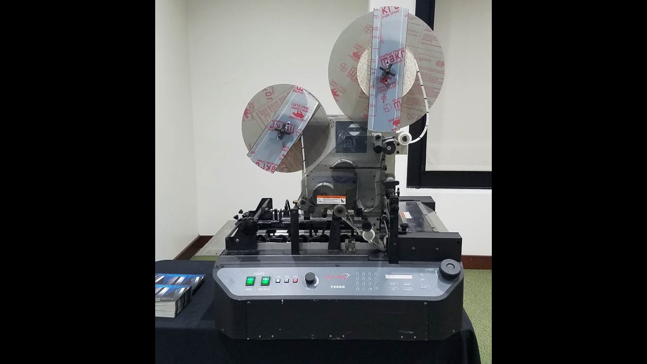 Secap T-2000 Tabbing Machine - PFS YouTube - YouTube