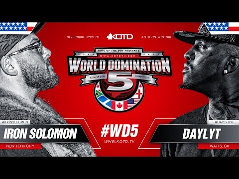 KOTD - Rap Battle - Iron Solomon vs Daylyt | #WD5