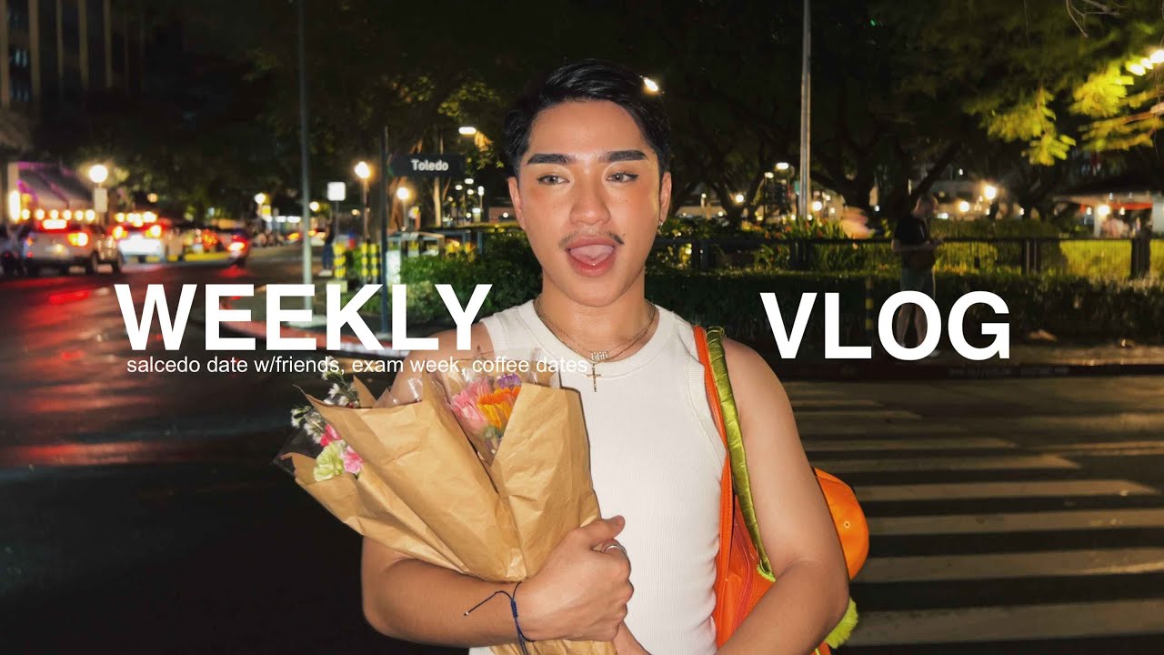 WEEKLY VLOG | salcedo date w/friends, finals week, coffee dates - YouTube