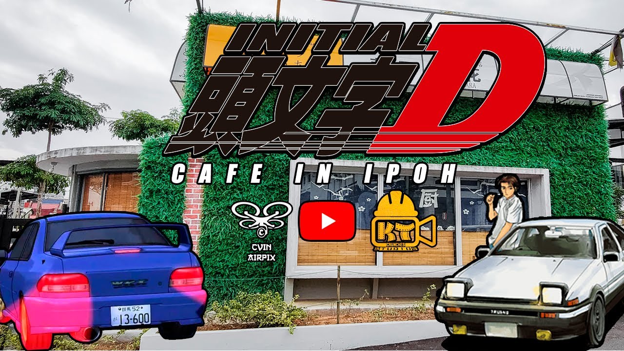 INITIAL D Cafe In IPOH - A Kt Crunches Studios Vlog - YouTube