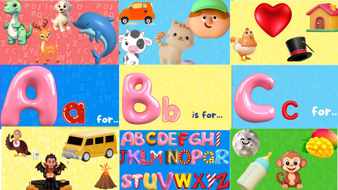 ABC Song for Kids! Fun Way to Learn ABC! Best ABC Song - YouTube