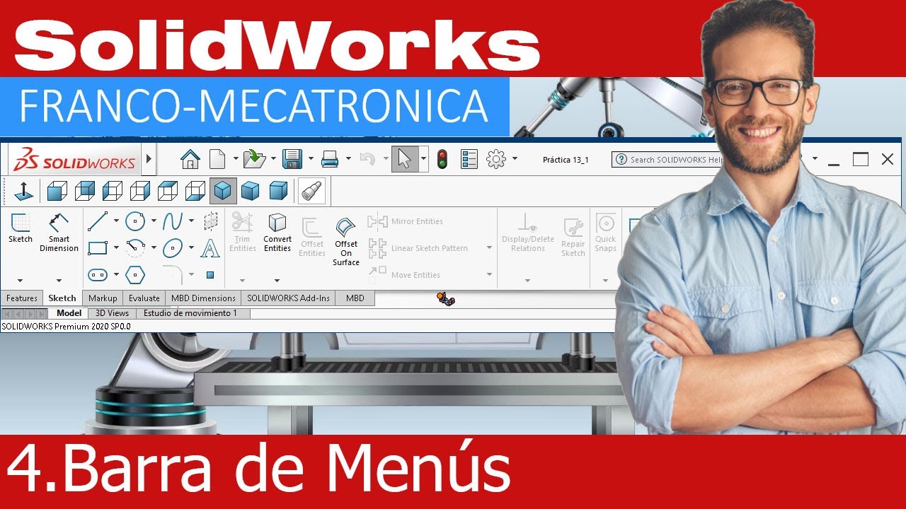 La Barra de Menús - SolidWorks 4 - YouTube