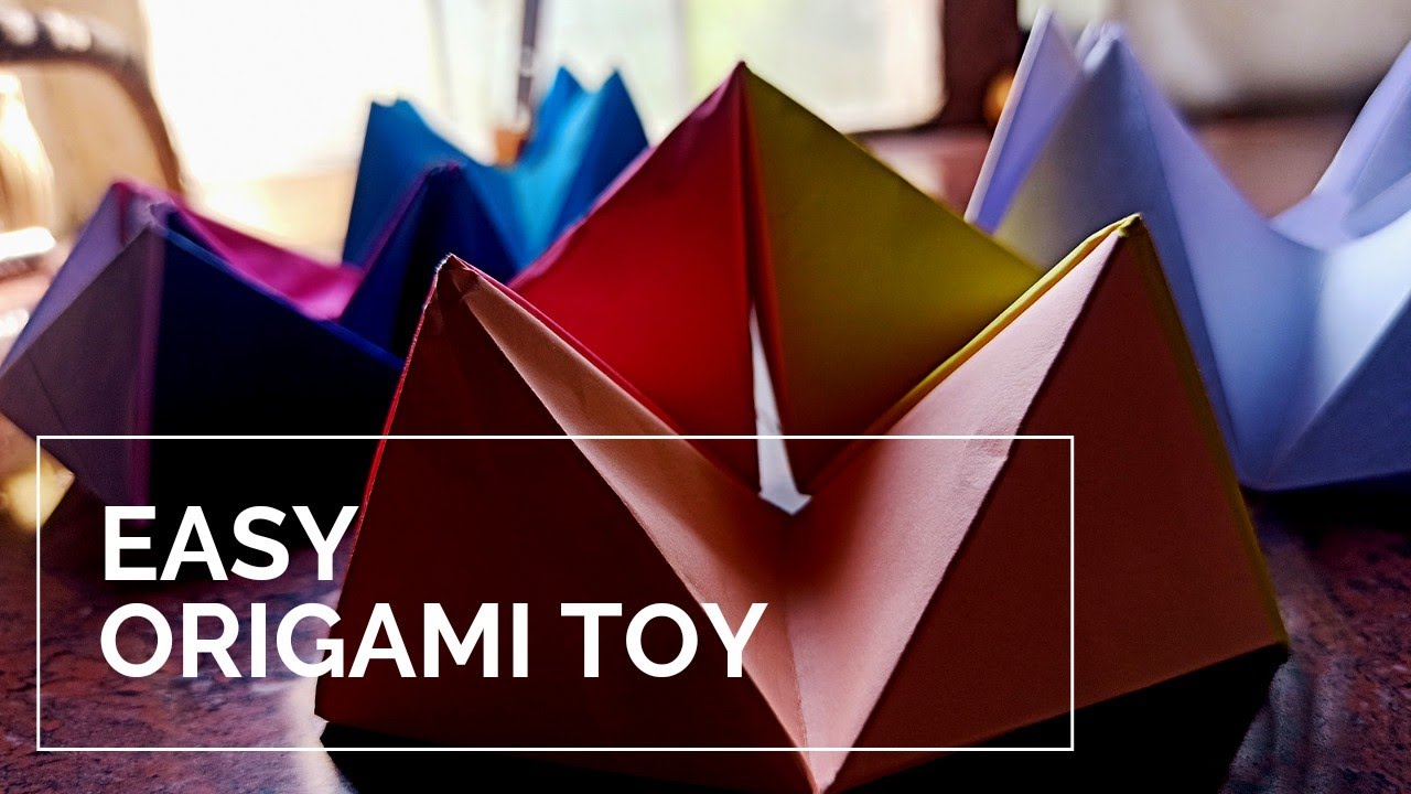 Easy Origami Flexagon Toy | Easy Craft - YouTube