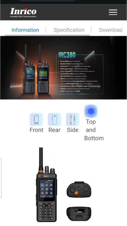INRICO IRC-380 , POC & DMR RADIO - YouTube