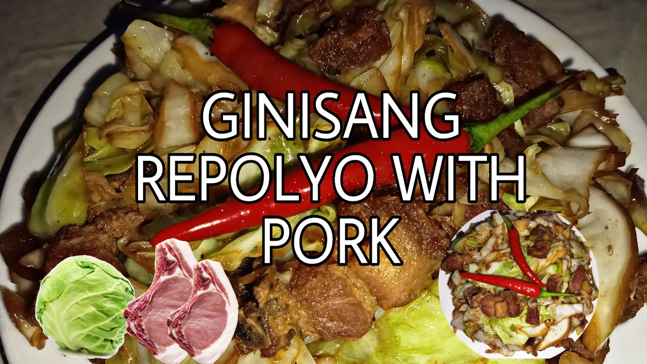 HOW TO COOK GINISANG REPOLYO WITH PORK+SPICY RECIPE | Jesusa's Cooking ...