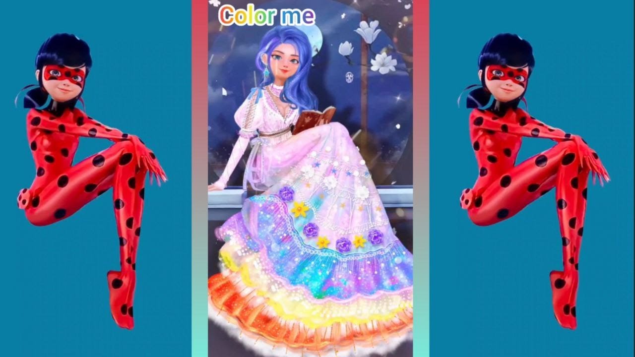 Drawing Ladybug Into Moon Princess - Miraculous Characters Glow Up ...
