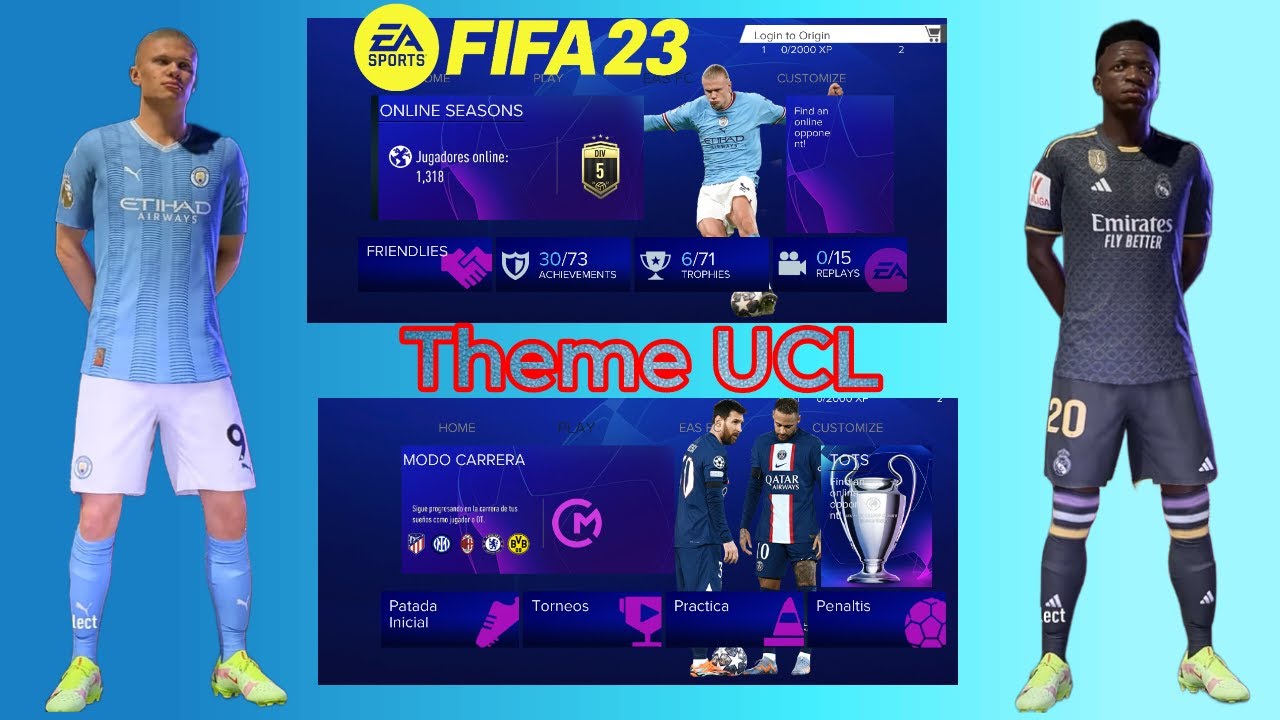 FIFA 23 MOD FIFA 14 ANDROID.THEME UCL . NEW JESEY KIT LEAKED 23_24 ...