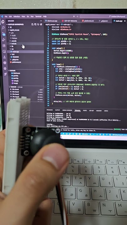 Using ESP32 - S3 as bluetooth mouse. - YouTube