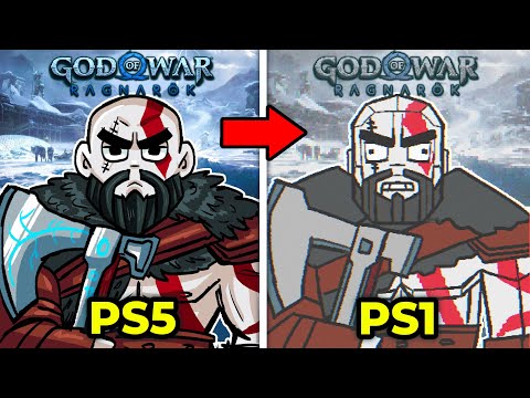 Joguei games ATUAIS mas com GRÁFICOS de PS1