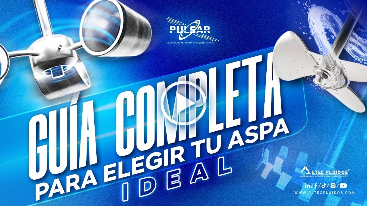 TIPOS DE ASPAS PARA AGITADOR - YouTube
