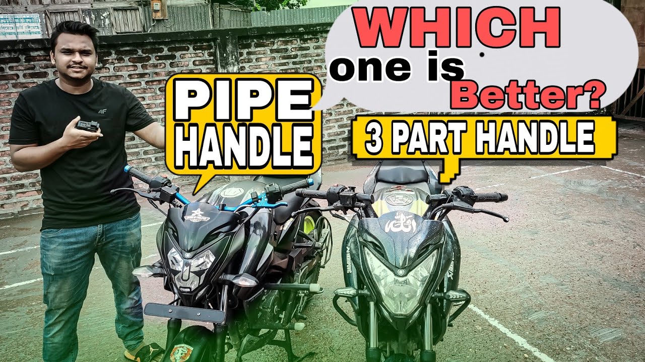 PULSAR NS HANDLEBAR MODIFICATION | PULSAR NS PIPE HANDLEBAR | WHICH ONE ...