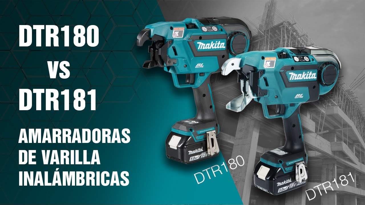 DTR180 y DTR181 Amarradoras de varilla inalámbrica 18v Makita - YouTube
