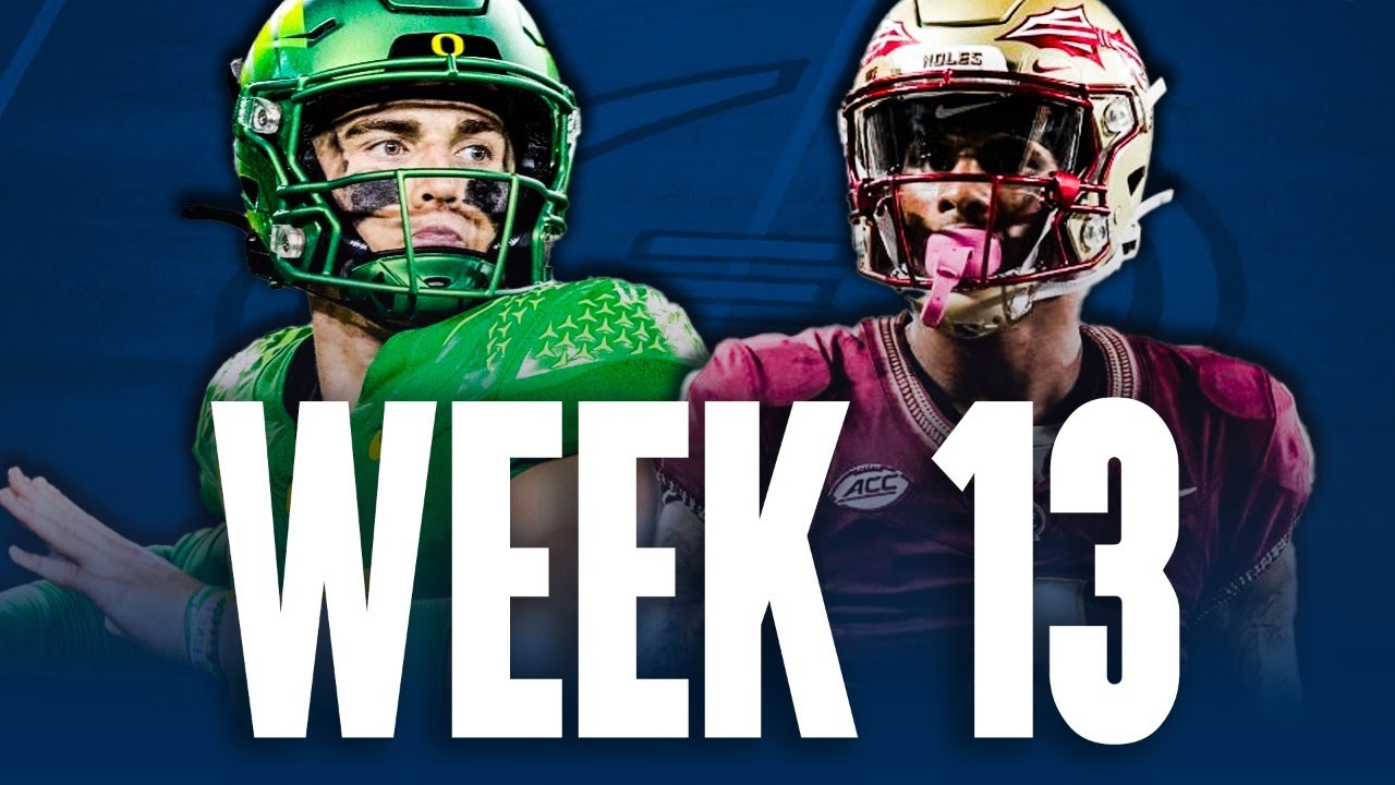 CFB Week 13 Predictions | Oregon vs Oregon State, Florida State vs ...