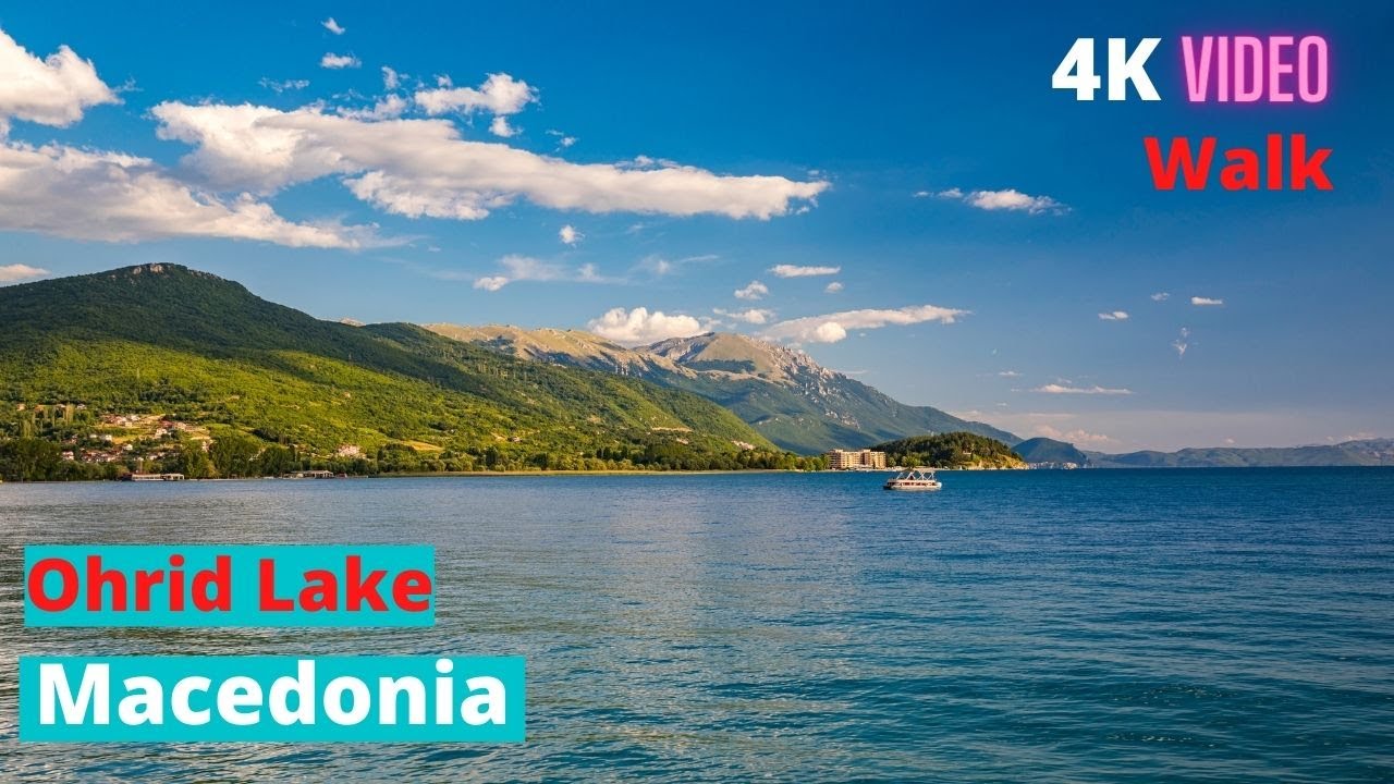 Ohrid lake and city walk around 4K - YouTube