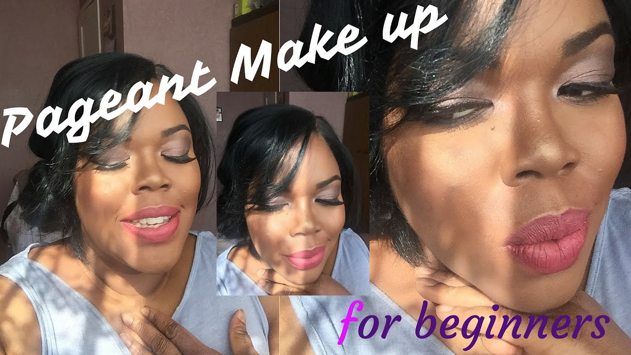 Makeup for Beginners - Pageant Look - YouTube